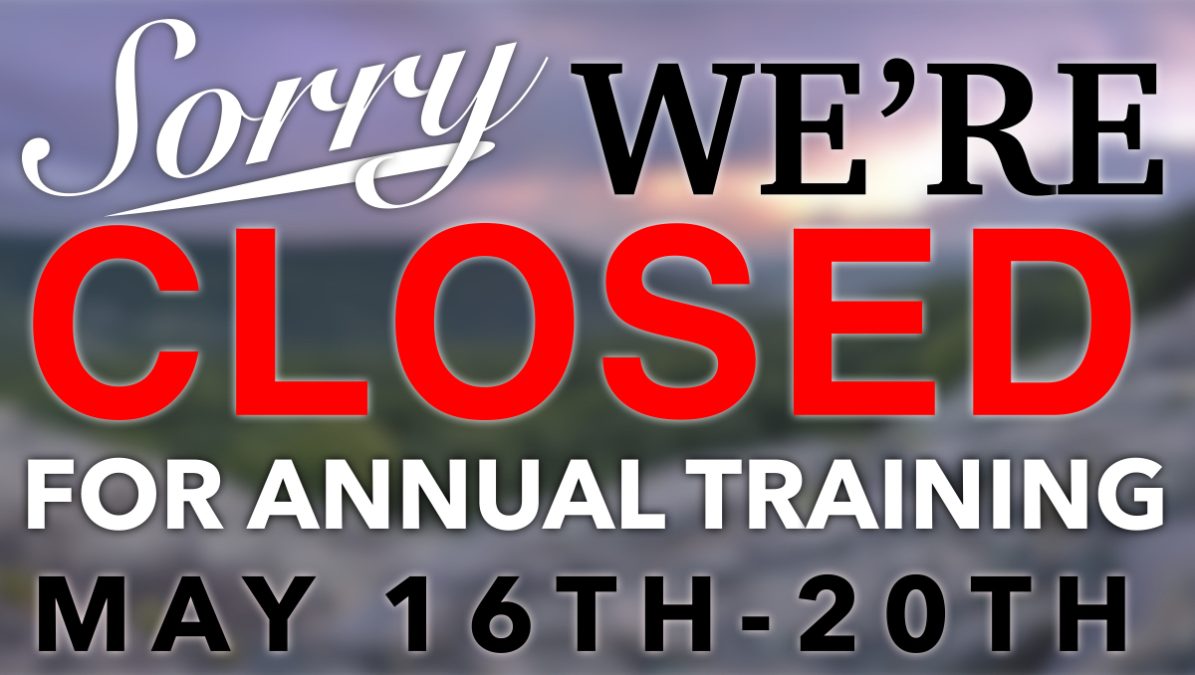 Annual training – Ricochet Range